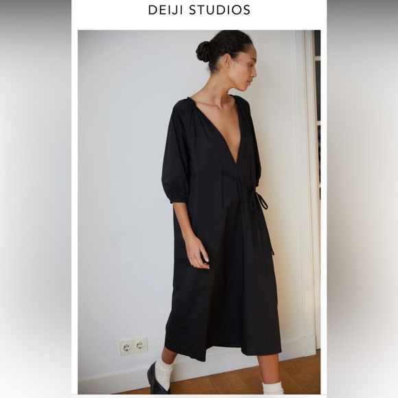 Deiji Studios | Dresses | Deiji Studios Fold Midi Dress | Poshmark